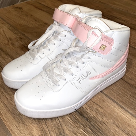 Fila | Shoes | Fula High Top With Velcro Strap | Poshmark